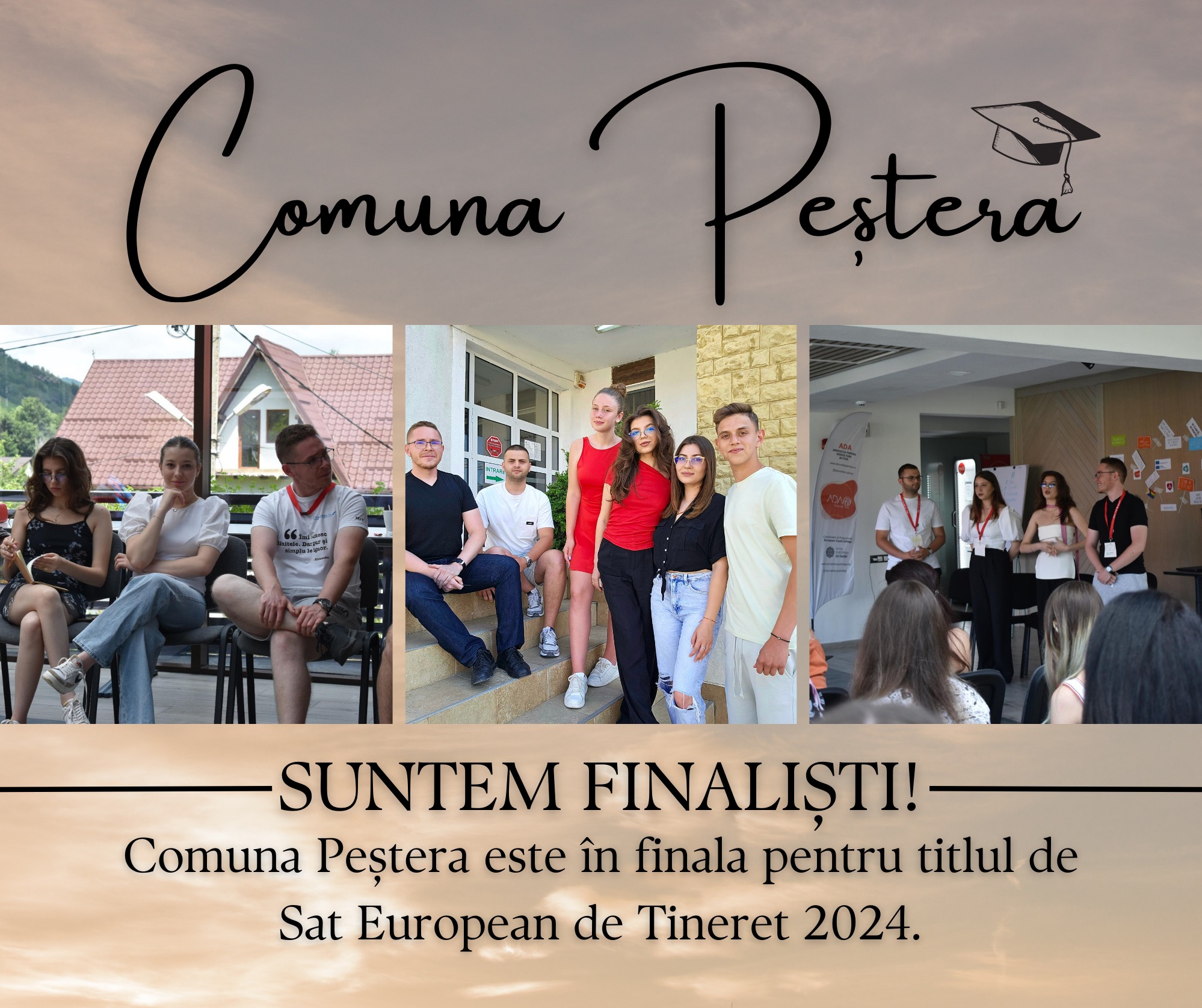 Comuna Peștera în finala pentru titlul de „Sat European de Tineret 2024 ...